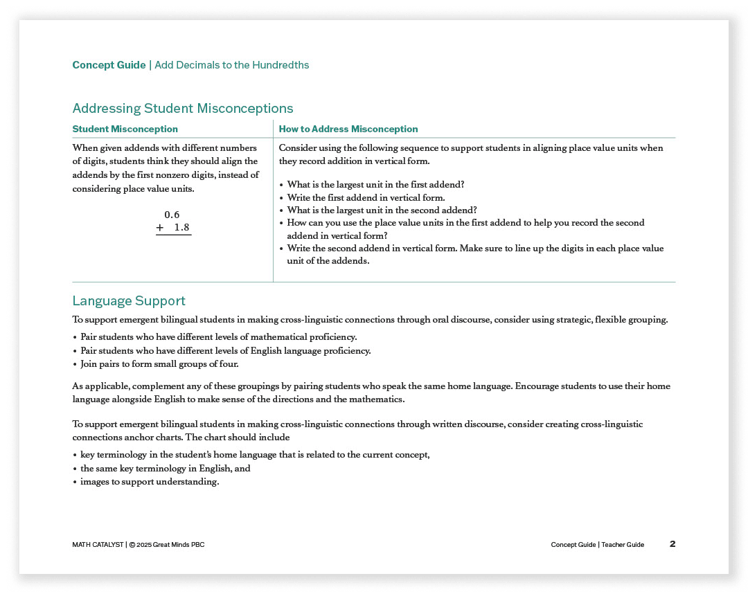 Math Catalyst Materials Download