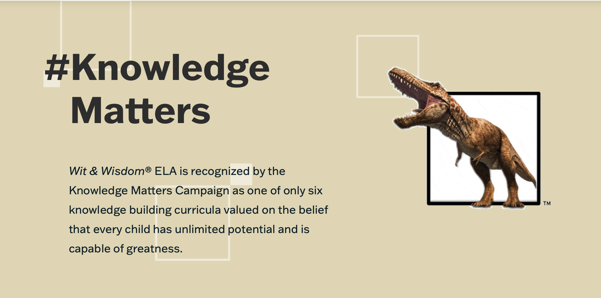 Great Minds | Wit & Wisdom | Knowledge Matters