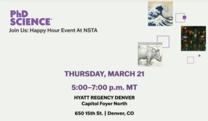 PhD Science | NSTA Happy Hour 2024